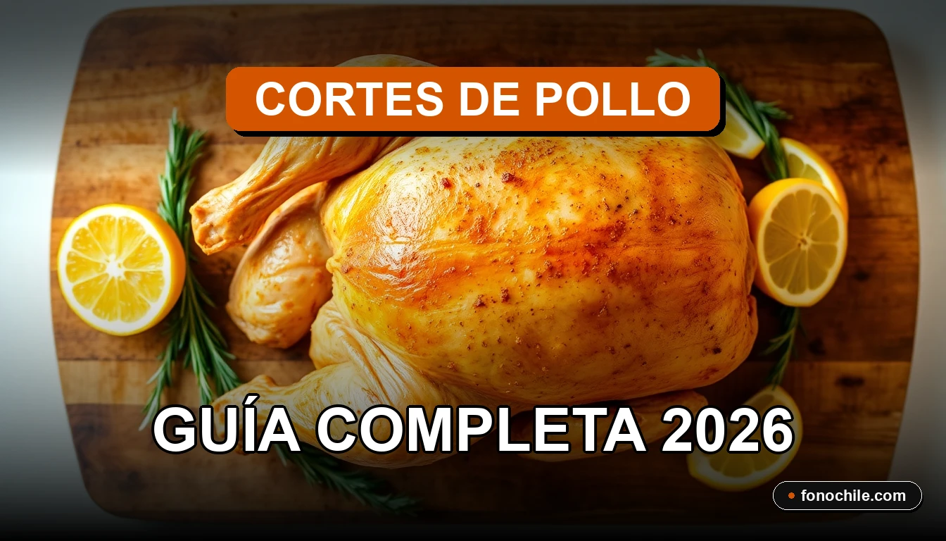 Cortes de Pollo Asado en Chile: Guía 2026 - FonoChile