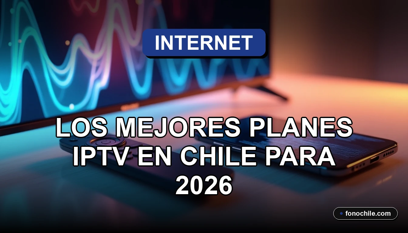 Mejores Planes IPTV Chile 2026 | Guía Comparativa - FonoChile