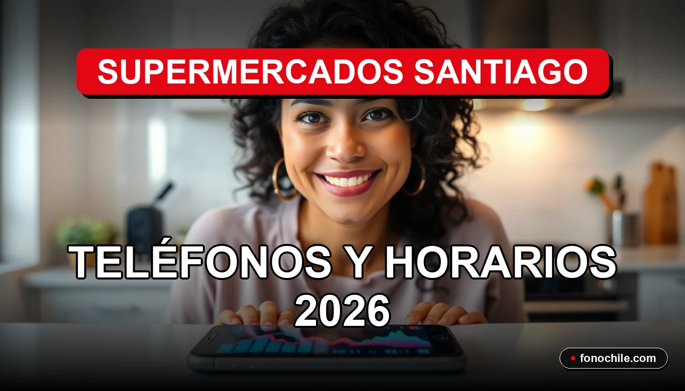 Teléfonos y Horarios de Supermercados Santiago 2026 - FonoChile