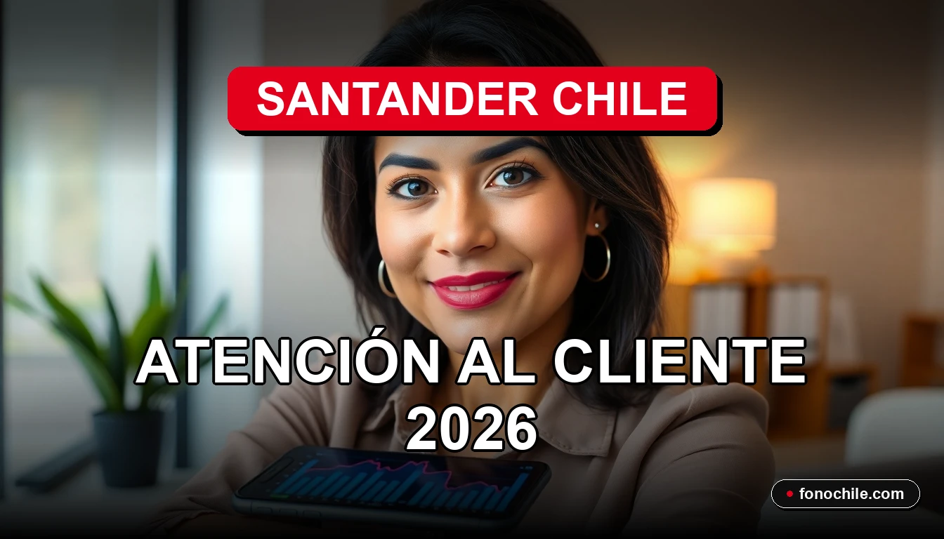 Teléfono 600 Santander Chile 2026 - FonoChile