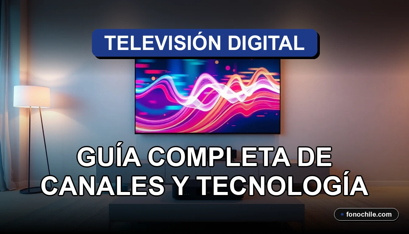 Televisión Digital Chile 2026: Canales y Guía - FonoChile